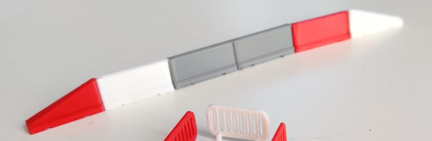 Parapet rutier beton - Bi-Print 3D